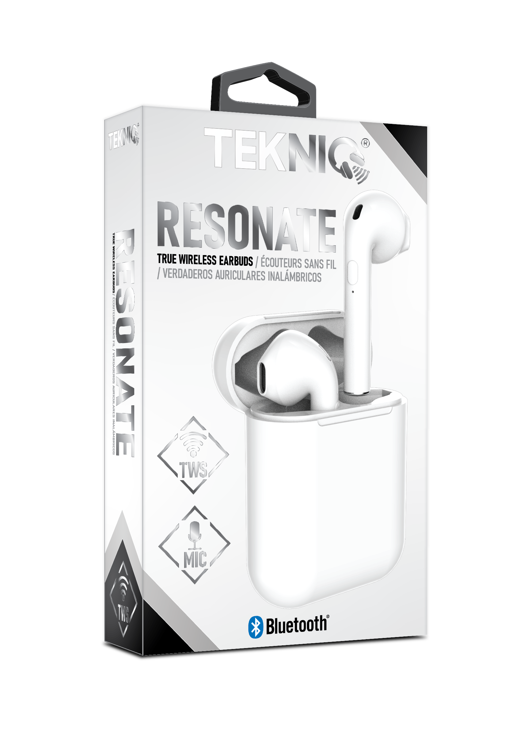 Tekniq Wireless Earbuds White – New Bargain Wholesale